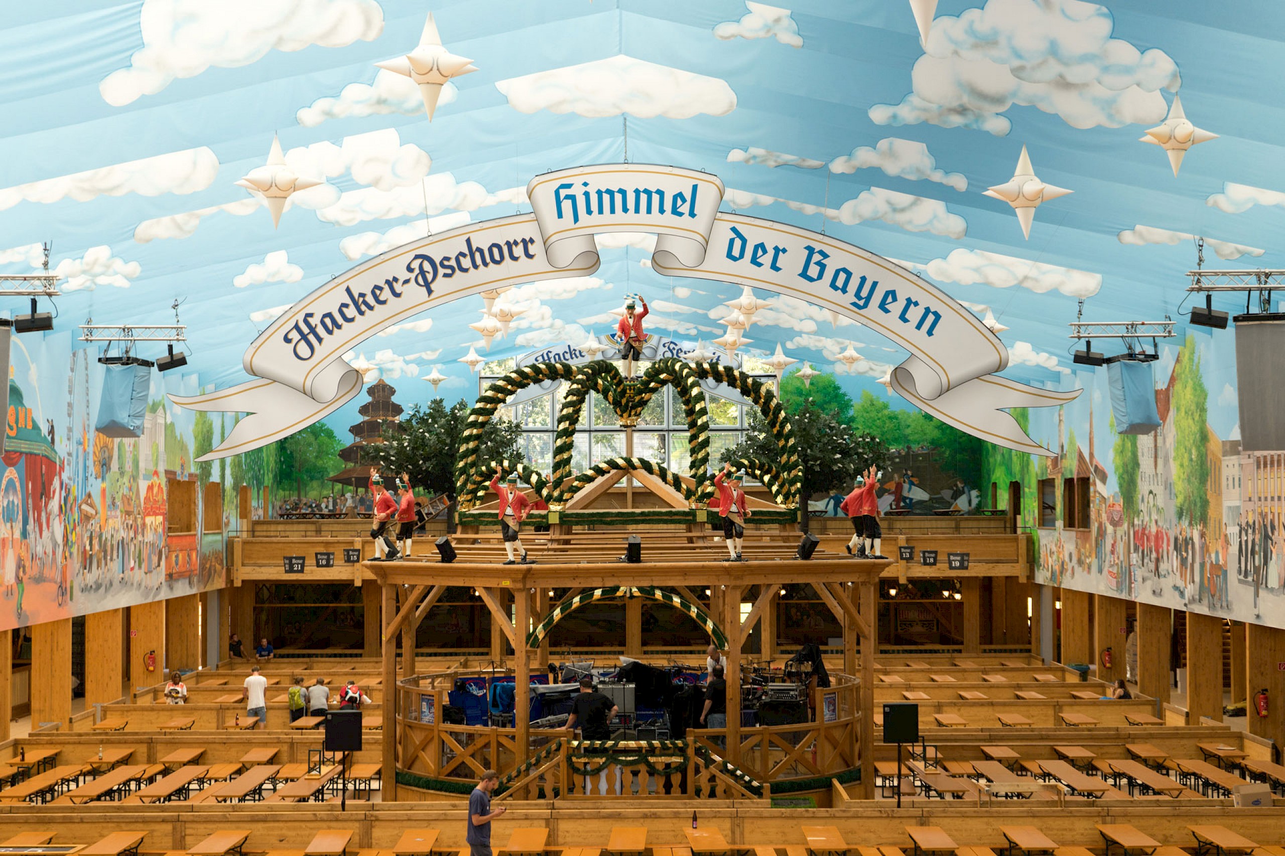 Hacker-Festzelt - Munich Oktoberfest Beer Tent