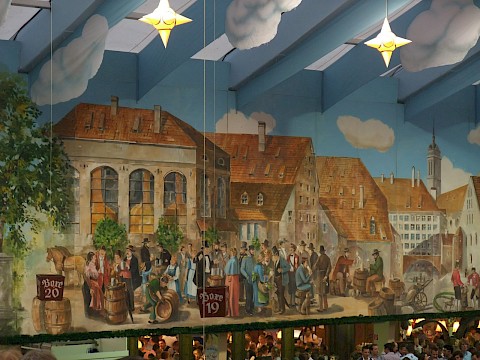 Hacker-Festzelt - Munich Oktoberfest Beer Tent