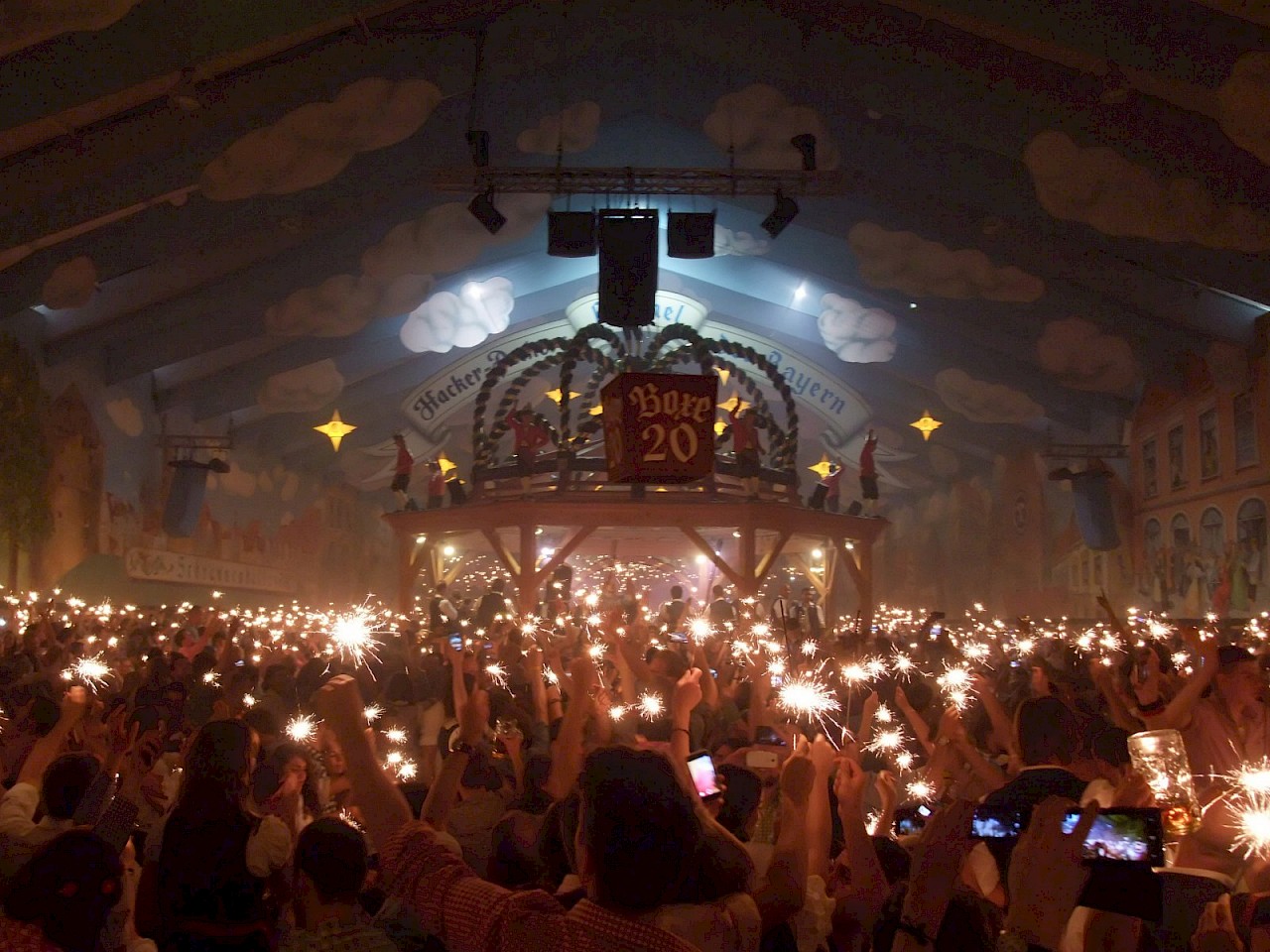 Hacker-Festzelt - Munich Oktoberfest Beer Tent