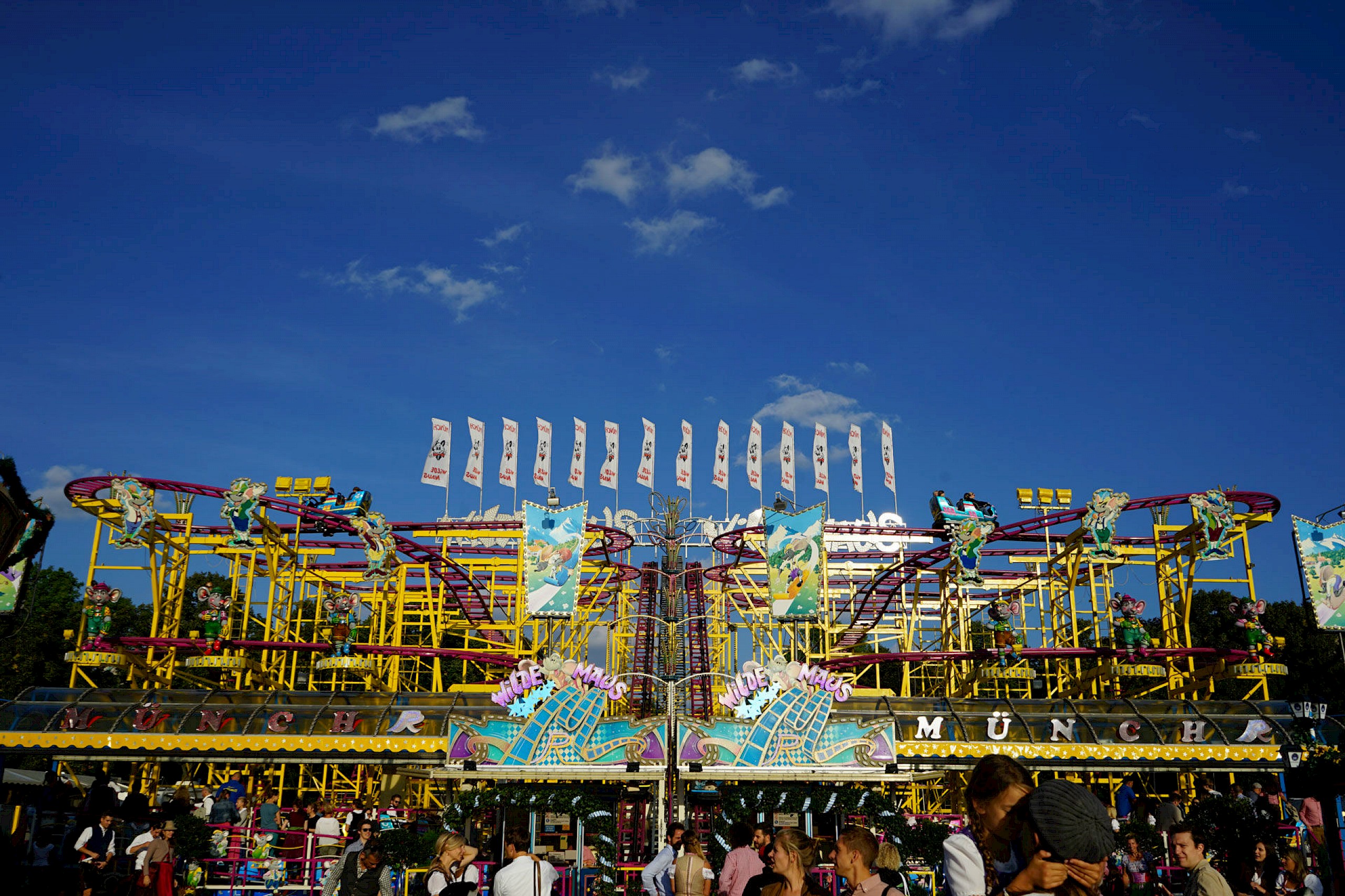 Wilde Maus - A rollercoaster at the Munich Oktoberfest