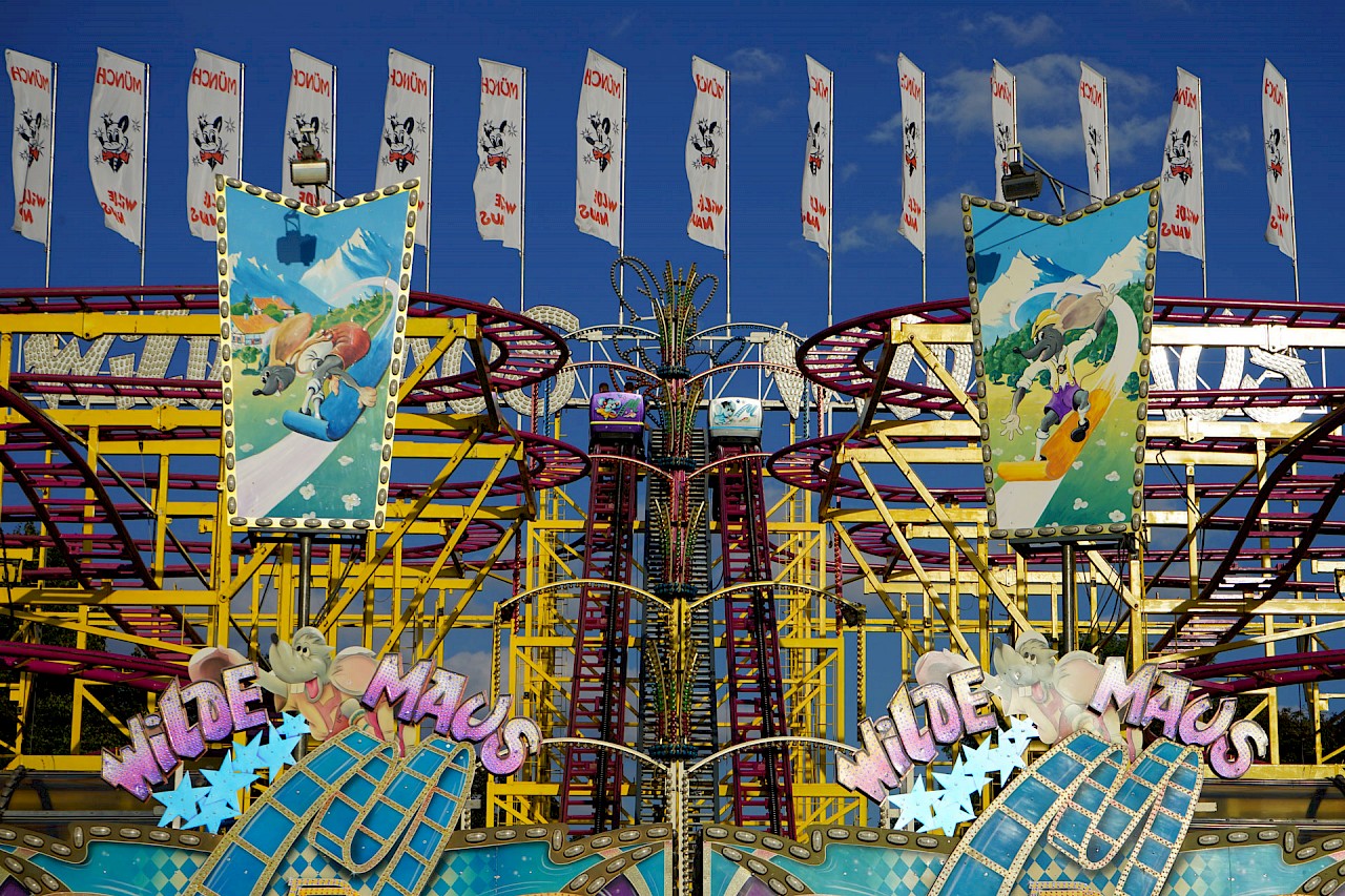 Wilde Maus - A rollercoaster at the Munich Oktoberfest