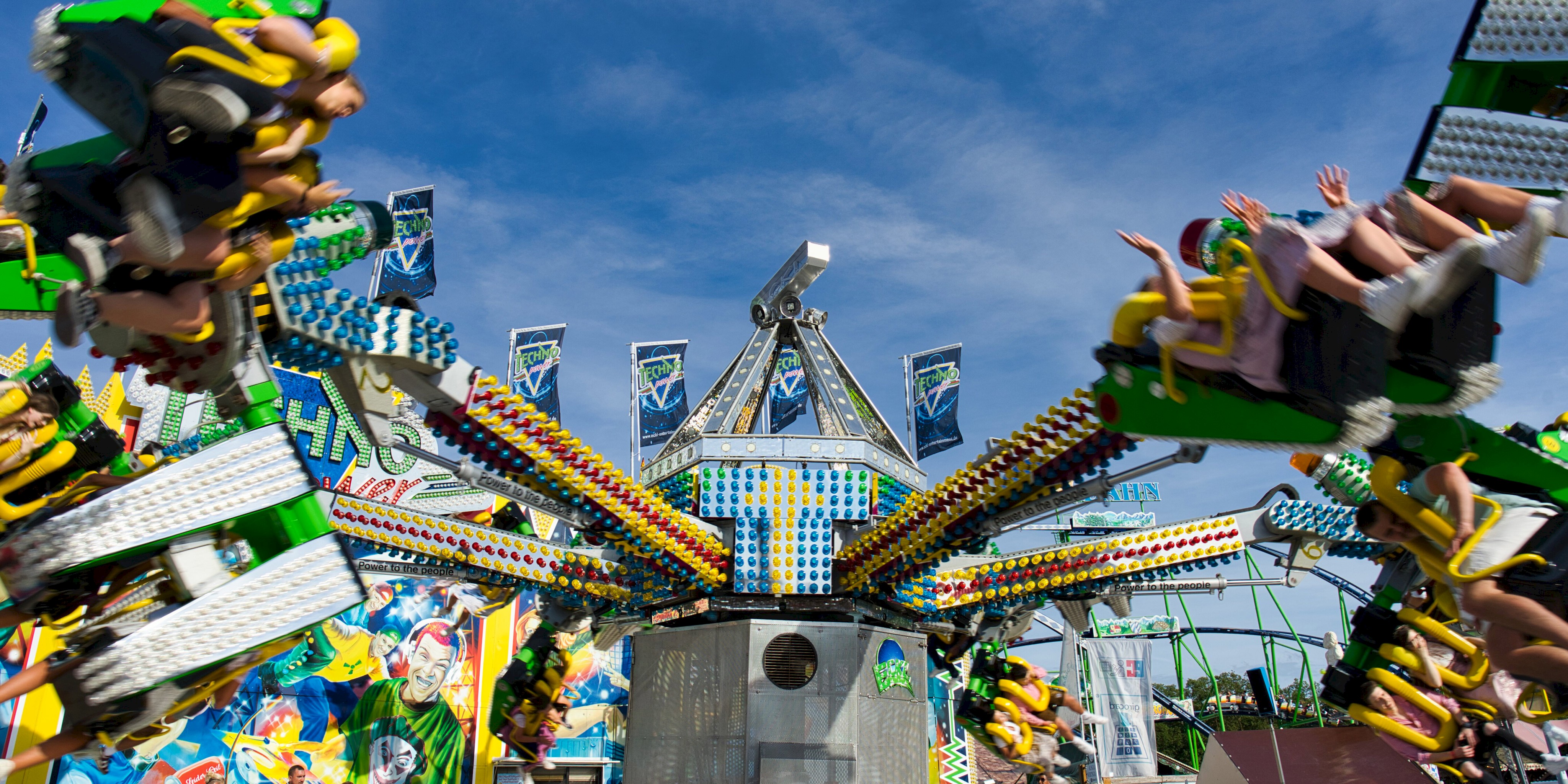 Techno Power - Fastest Carrousel at the Munich Oktoberfest